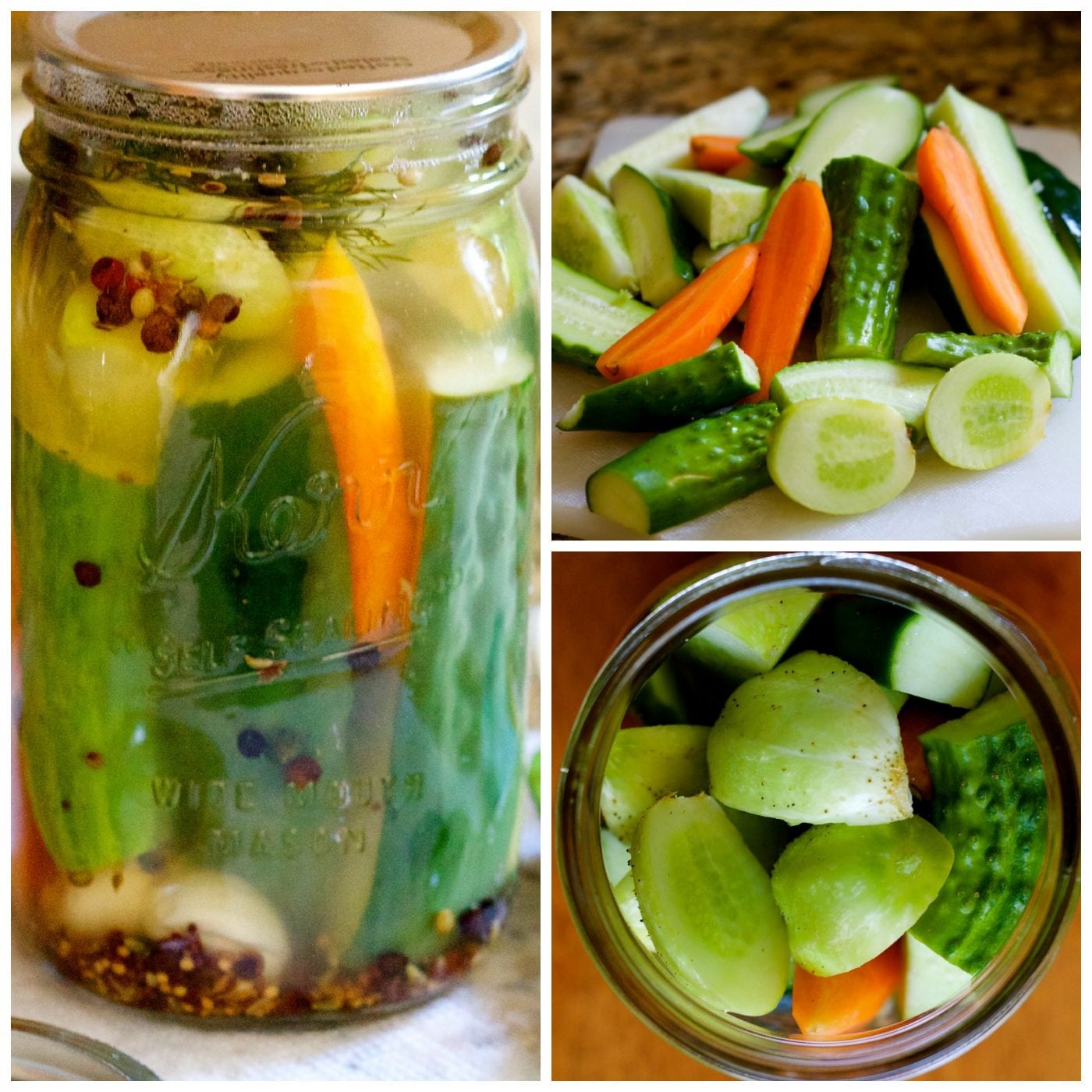 Home Made Refrigerator Pickle Recipe
